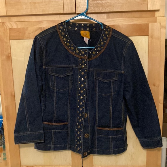 Ruby Rd. | Jackets & Coats | Ruby Red Denim Jacket Size 2 | Poshmark